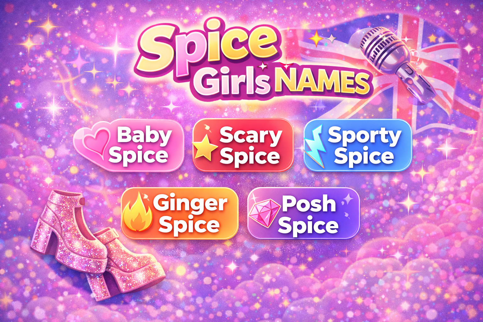 Spice Girls Names Explained: Meanings, Origins, and Legacy - Funny ...